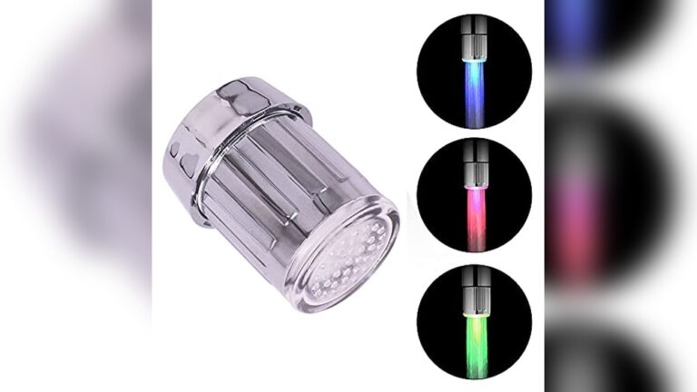 Buy Kitchen Faucet Led Temperature Light For Stylish, Safe Water Flow ...