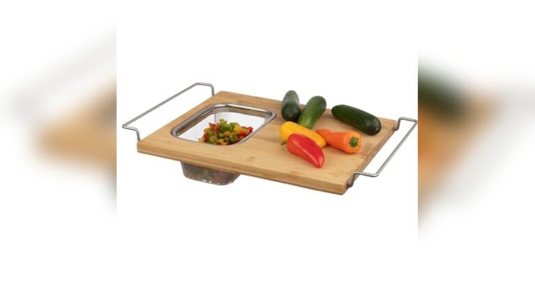 Kitchen Sink Cutting Board Combo Buy: Top Space-Saving Kitchen ...